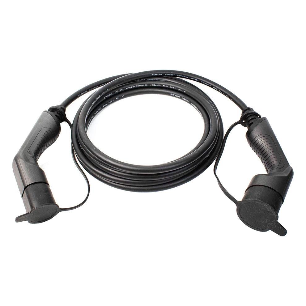 Single Phase 7kW EV Charging Cable 5M Type 2 to Type 2 - OC-CHC003-5M ...