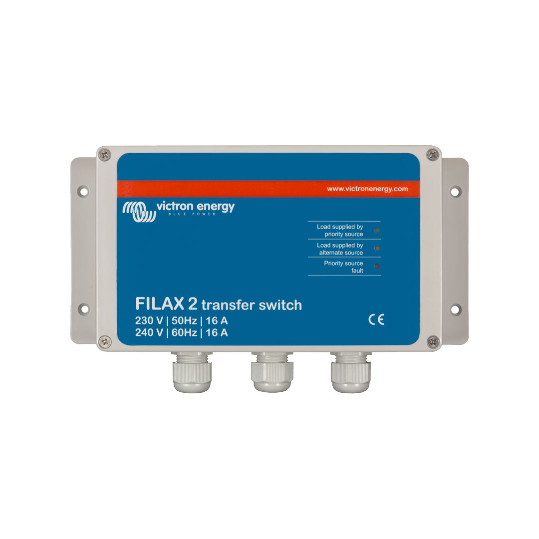 Victron Filax 2 Transfer Switch CE 230V/50Hz-240V/60Hz - SDFI0000000 ...