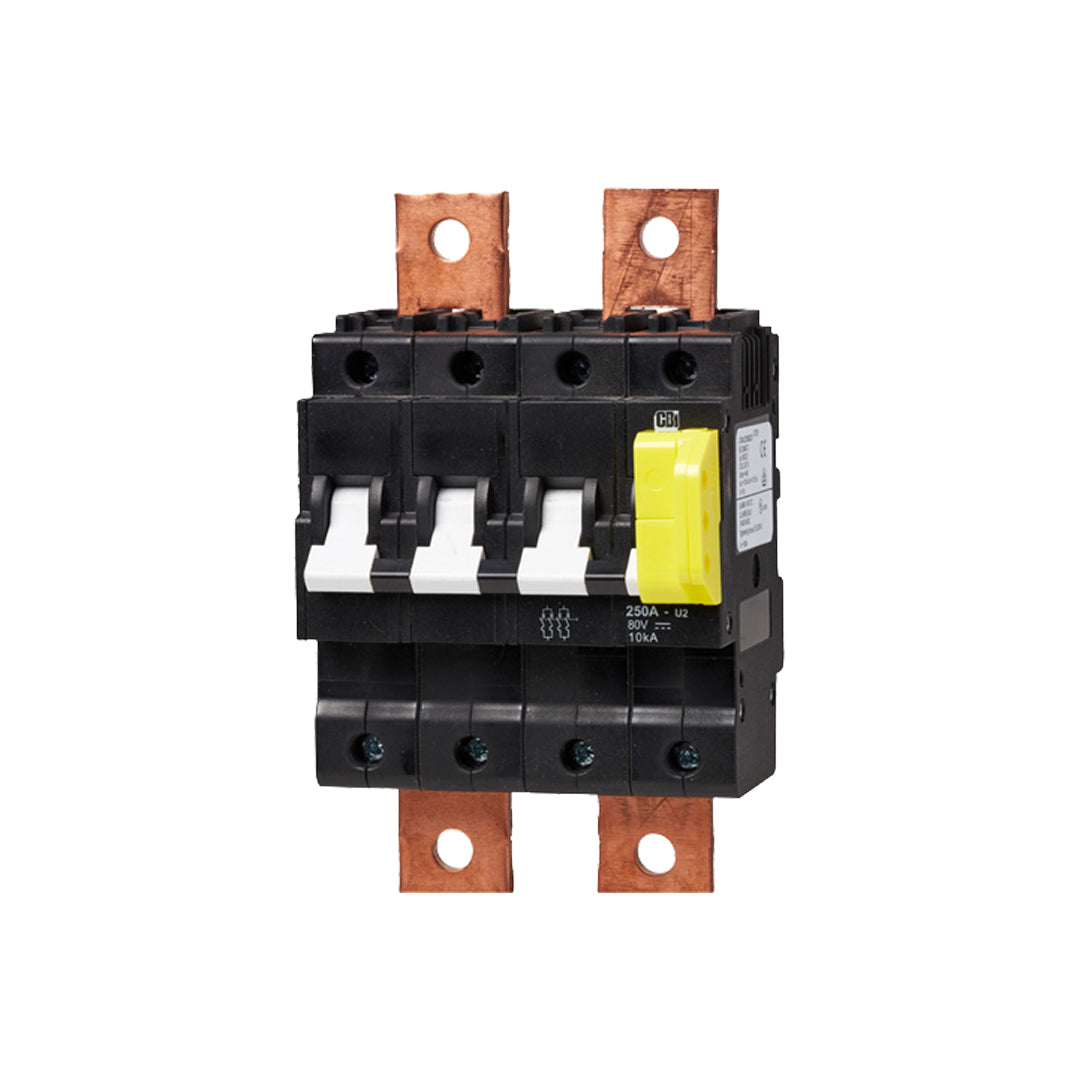 CBI Electric DC Solar Battery Isolator 250A Breaker Only IP2X - QT250 ...